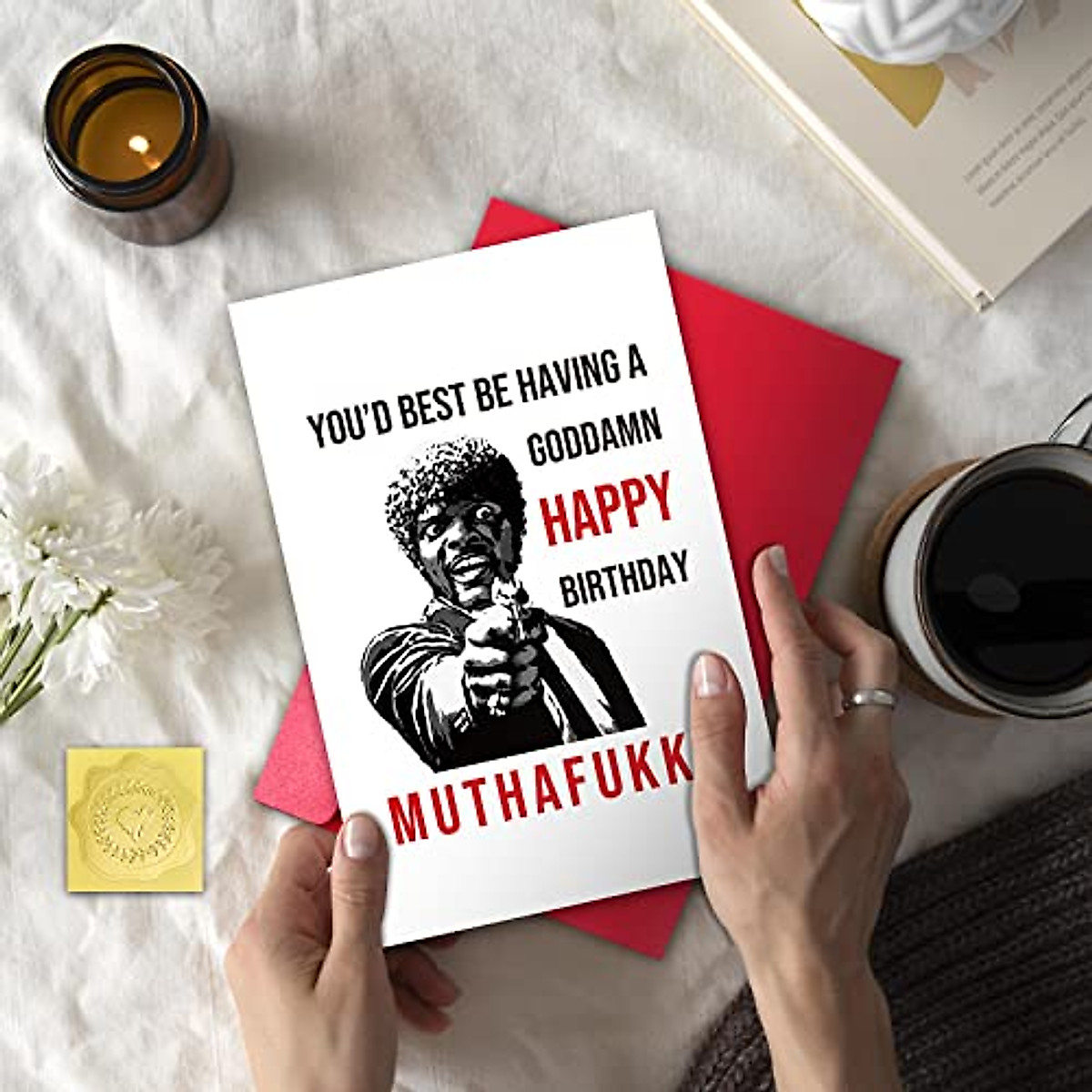 Funny Samuel Birthday Card for Brothers Sisters,Rude Bday Card for Boyfriend Girlfriend Wife Husband Family Friend