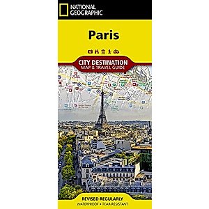 Paris Map (National Geographic Destination City Map)