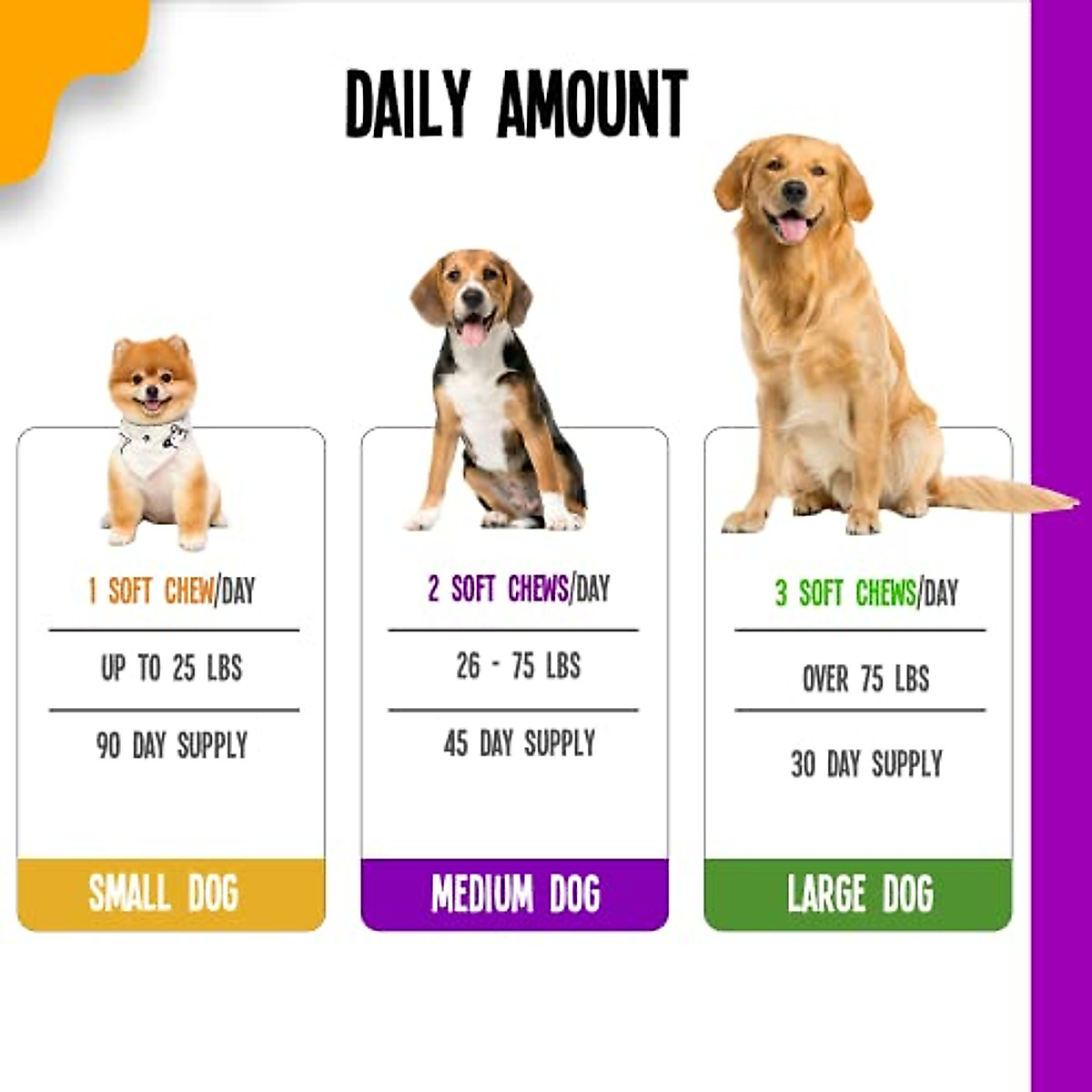 True Tails Calming Chews for Dogs – 90 Dog Calming Treats with Melatonin, Valerian Root, Hemp Oil for Dog Calming – Delicious Calming Dog Chews for Relaxation – No Preservatives or Fillers – Beef