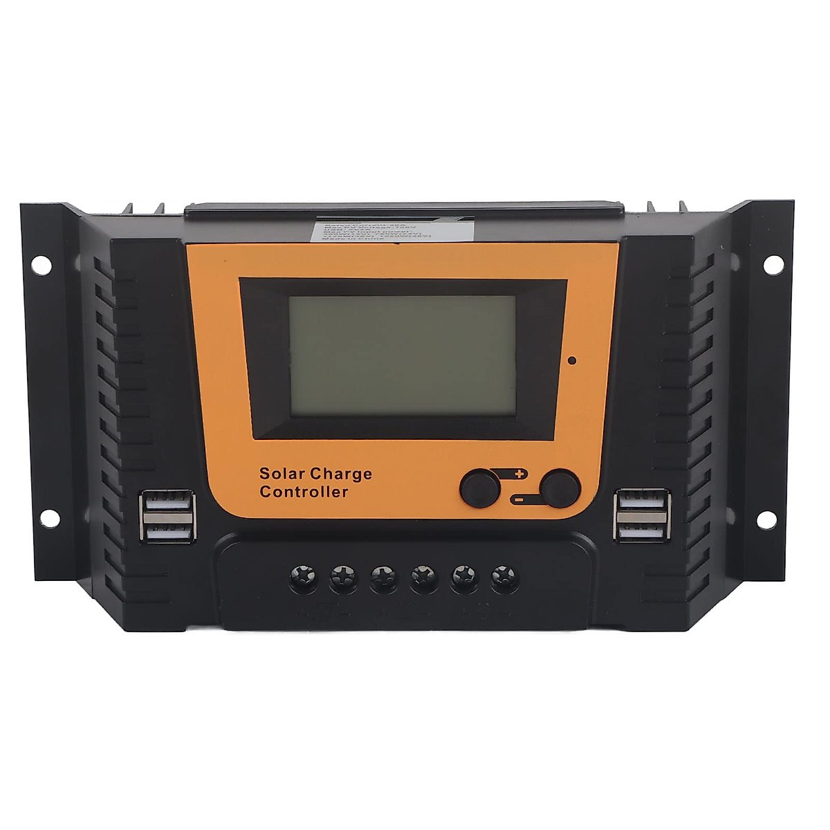 30A MPPT Solar Controller, 12V24V36V48V Intelligent Regulator, Charging Control, with Dual USB Port, LCD Digital Panel for Battery