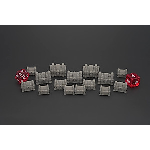 EnderToys Epic Chests by Makers Anvil, 3D Printed Tabletop RPG Scenery and Wargame Terrain for 28mm Miniatures