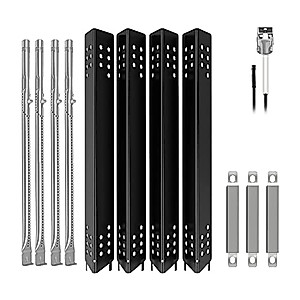 BMMXBI 463343819 463344116 Grill Parts Kit Replacement for Charbroil Advantage 463280019 G3610003W1 G4328M00W1 Performance Grills 463280219 463280419 Heat Plate Shield Burner Tube