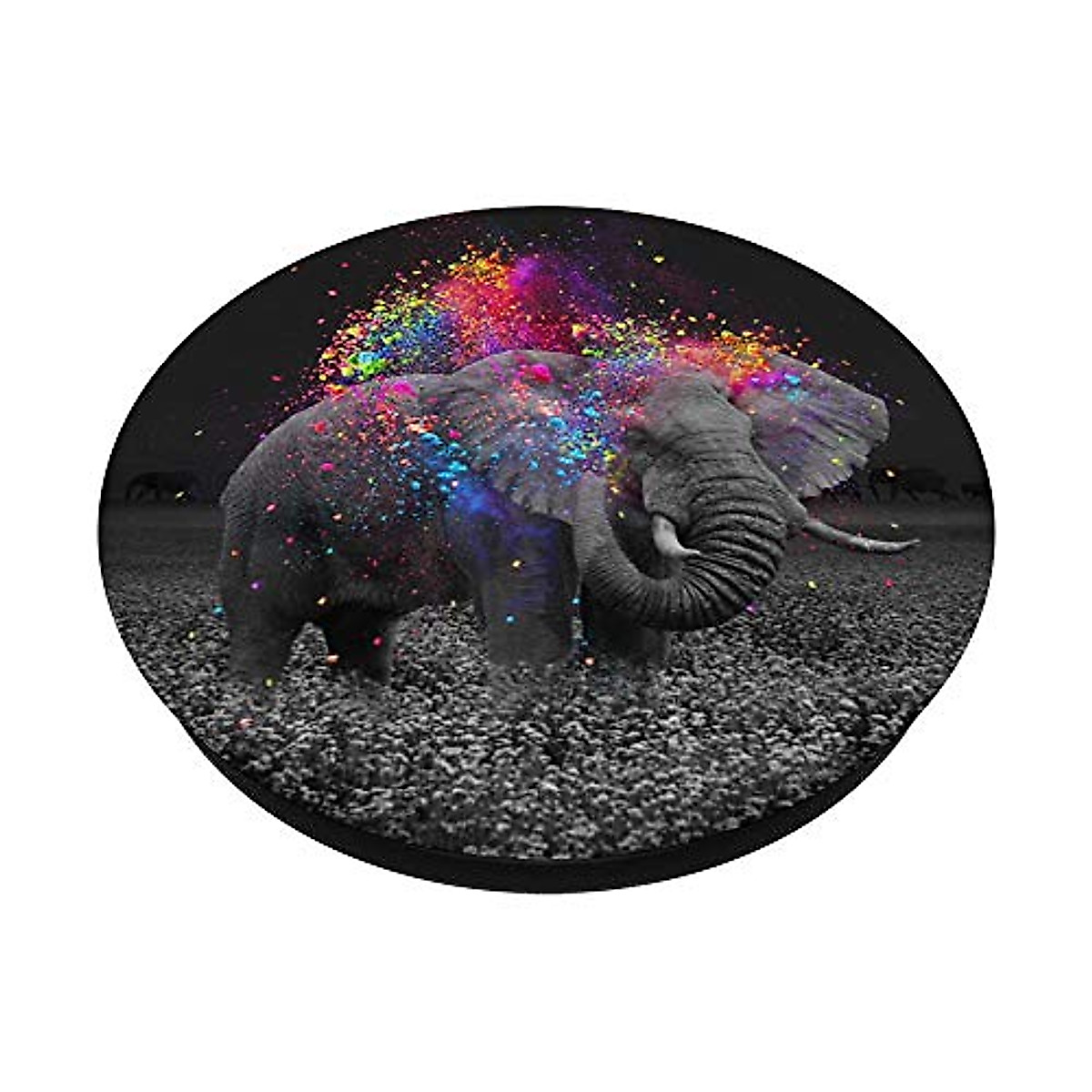 Elephant Colorful Wild animal Gift PopSockets PopGrip: Swappable Grip for Phones & Tablets