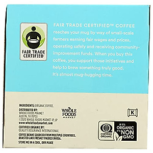 365 by Whole Foods Market, Coffee Riviera Roast Italian Roast Pods Organic 12 Count, 4.6 Ounce