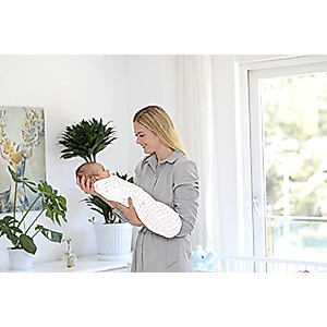 BaeBae Goods Swaddle Blanket, Adjustable Infant Baby Swaddling Wrap Set of 4, Baby Swaddling Wrap Blankets for Boys and Girls Made in Soft Cotton (0-3 Months)