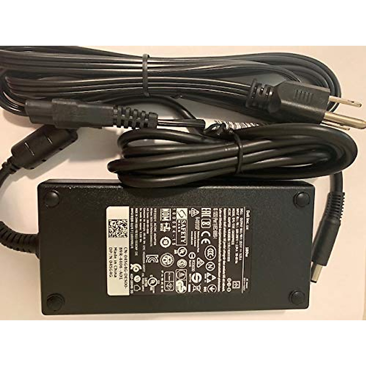 Dell 180W AC Adapter for Precision 7520, Alienware 15 R4, Alienware 17 R5, G7 15 (7588), G3 15 (3579) G3 17 (3779), G5 15 (5587), Inspiron 15 7000 Series (7577), Alienware M15, NDFTY, 450-AGCU, 45G4G