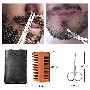 7-PACK Beard Apron Set Beard Catcher for Men's Shaving & Grooming Black Waterproof Beard Bib With Adjustable Neck, The Great Gift for Men.