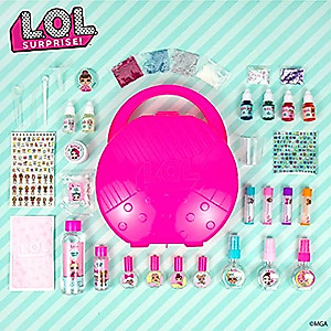 L.O.L. Surprise! All-in-One Beauty Studio by Horizon Group USA, Explore 3 Craft Activities. Create DIY Lip Balms, Nail Art & perfumes. Stickers, Fragrances, Glitter & More Included.