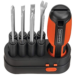 BLACK+DECKER Screwdriver Set, 9-in-1 (BDHT68002)