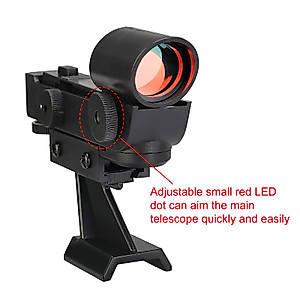 SVBONY Red Dot Finderscope, Star Pointer Compatible for Celestron 80EQ 80DX 90DX SE SLT Astronomical Telescopes, Astronomical Telescope Accessories with Slide-in Bracket