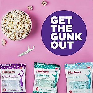 Plackers Twin Line Whitening Flosser, 75 count (Pack of 72)