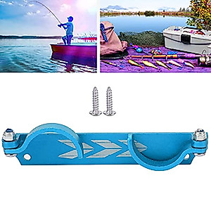 Velaurs Competitive Side Hanger, Fishing Box Fast Hanging Accessories Aluminium Alloy for Fishing for Fishing Tool(Blue)