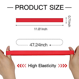 4 Pack Towel Bands for Beach, Pool & Cruise Chairs, Silicone-No Snapping in The Sun, Great Alternative for Beach Towel Clips (Red, Pink, Orange, Rainbow)