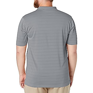 Callaway Men's Basic Short Sleeve Opti-Vent Open Mesh Polo Golf Shirt, Quiet Shade , Large