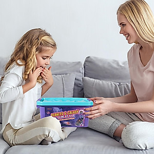 3LB 33 Pcs Galaxy Slime Kit, DIY Slime Making Kit for Boys and Girls, 8 Pack Galaxy Slime Balls, Solar System Space Galaxy Stickets, Crafting Supplies Party Favors for Kids…