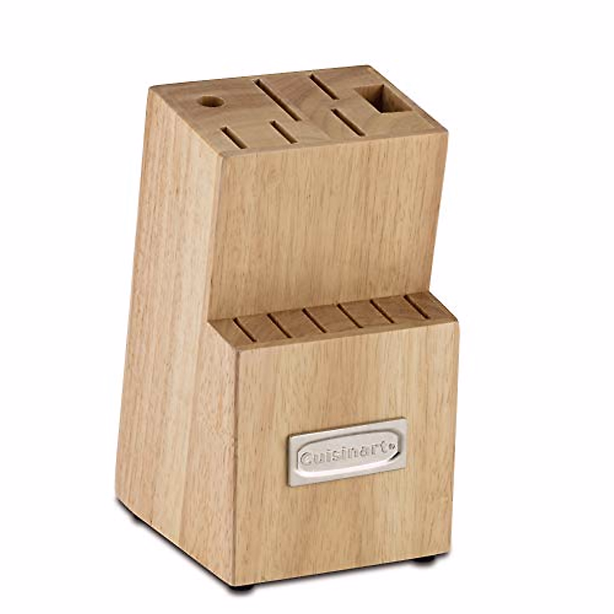 Cuisinart C77TR-14BLK Triple Rivet Collection 14-Slot Cutlery Block, Natural Wood