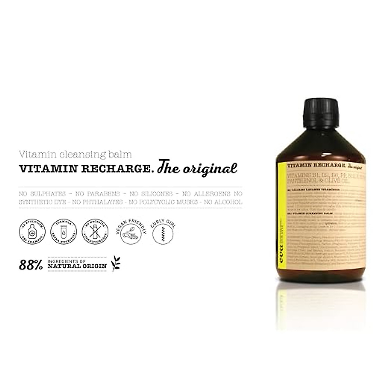 VITAMIN RECHARGE SALT-FREE HAIR SHAMPOO 500ML by VITAMIN RECHARGE