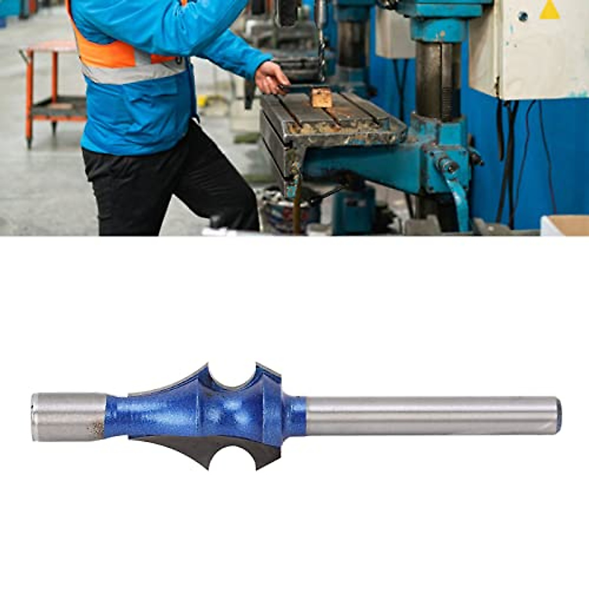 Spiral Flush End Mill, Spiral Flush Trim Router Bit for Woodworking Stable Rotation for Cutting