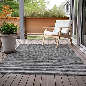 Dalyn Rugs Indoor/Outdoor Laidley LA1 Gray Washable 8' x 10'