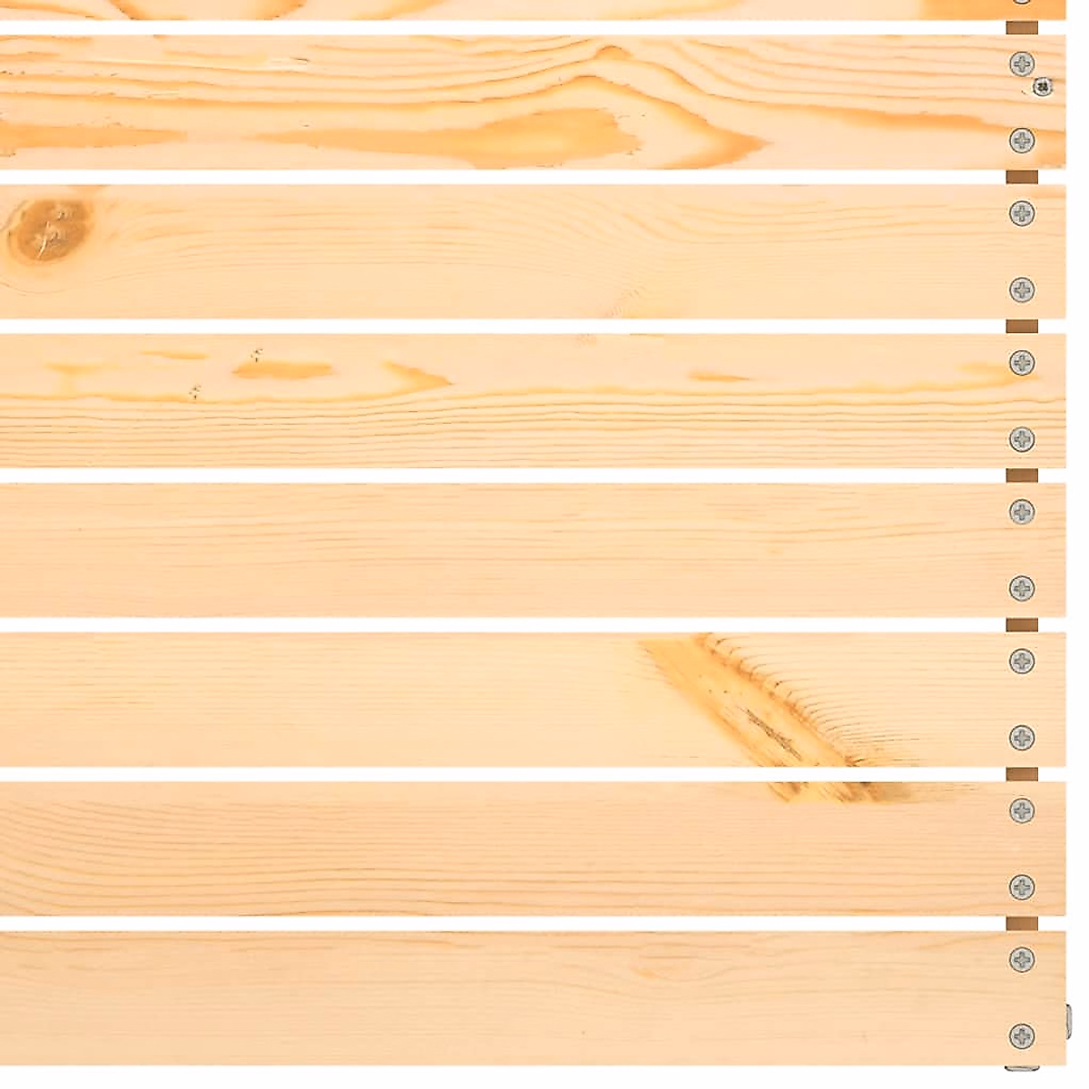 vidaXL Patio 2-Seater Sofa with Cushions - Solid Pinewood Construction - Outdoor Garden Furniture with Flexible Modular Design - Gray Cushions Included