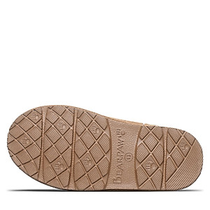 BEARPAW Tabitha Youth Hickory Size 5 | Youth's Slipper | Youth's Shoe | Comfortable & Lightweight