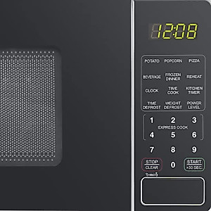 MAORUIYUN 0.7 Cu ft Capacity Countertop Microwave Oven, White