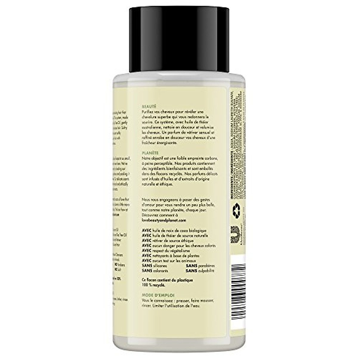 Love beauty and planet tea tree oil & vetiver shampoo, 400ml (1 battles)