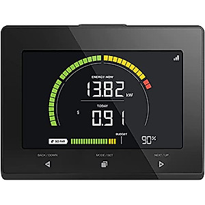 efergy Elite-Max Display Kit 7.9″ Color Energy Monitor No WiFi Required. Data Download Direct from The Monitor