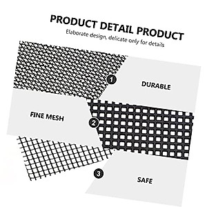 HANABASS 10pcs Bottom Mat Screens Cushion Pads Drainage Hole Anti Pad Cushions Breathable Loss Gaskets Flowerpot Shop Gasket DIY Square Mesh Bonsai Flower Garden Pot Plant Screen Net Mats