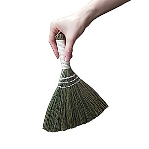 Handmade, Natural Straw Broom for Desk and Table, Dusting Brush