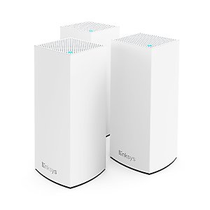 Linksys Atlas WiFi 6 Router Home WiFi Mesh System, Dual-Band, 6,000 Sq. ft Coverage, 802.11ax, 75+ Devices, Speeds up to (AX3000) 3.0Gbps - MX2000 3-Pack