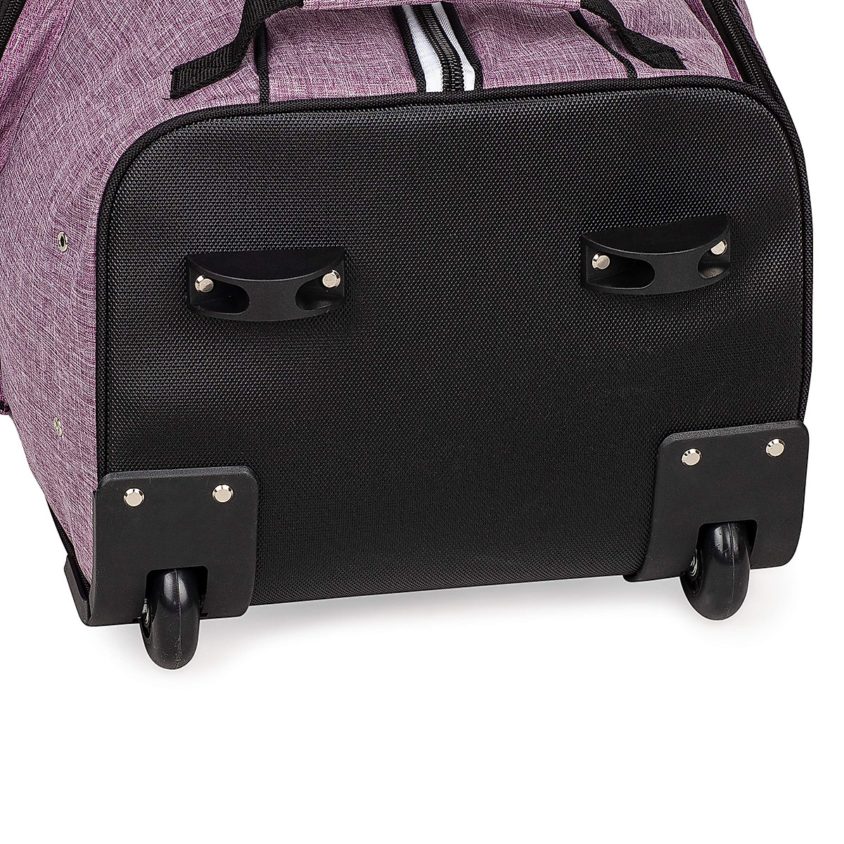 Founders Club Golf Travel Cover Luggage for Golf Clubs with ABS Hard Shell Top Travel Bag (Lavender)