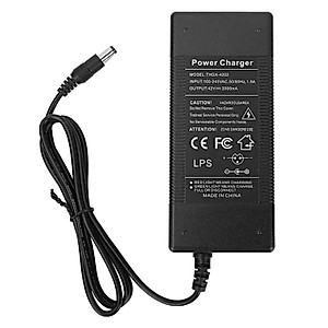 EVTSCAN 42V 2A Scooter Battery Charger Portable Reusable Charger Suitable for Electric Skateboard Vehicle(2A（US Standard）)