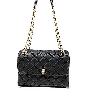Kate Spade New York Natalia Medium Flap Cossbody/Shoulder Bag - Black
