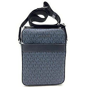 Michael Kors Men's Medium Crossbody Leather Cooper Flight Bag (Admiral Blue)