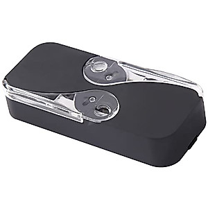 HOIRIX Dental Floss Dispenser Upgrade Automatic Dental Floss Case Refillable Floss Pick Holder Floss Organizer for Teeth Cleaning,Specialized Floss (2pcs, Black+Green)