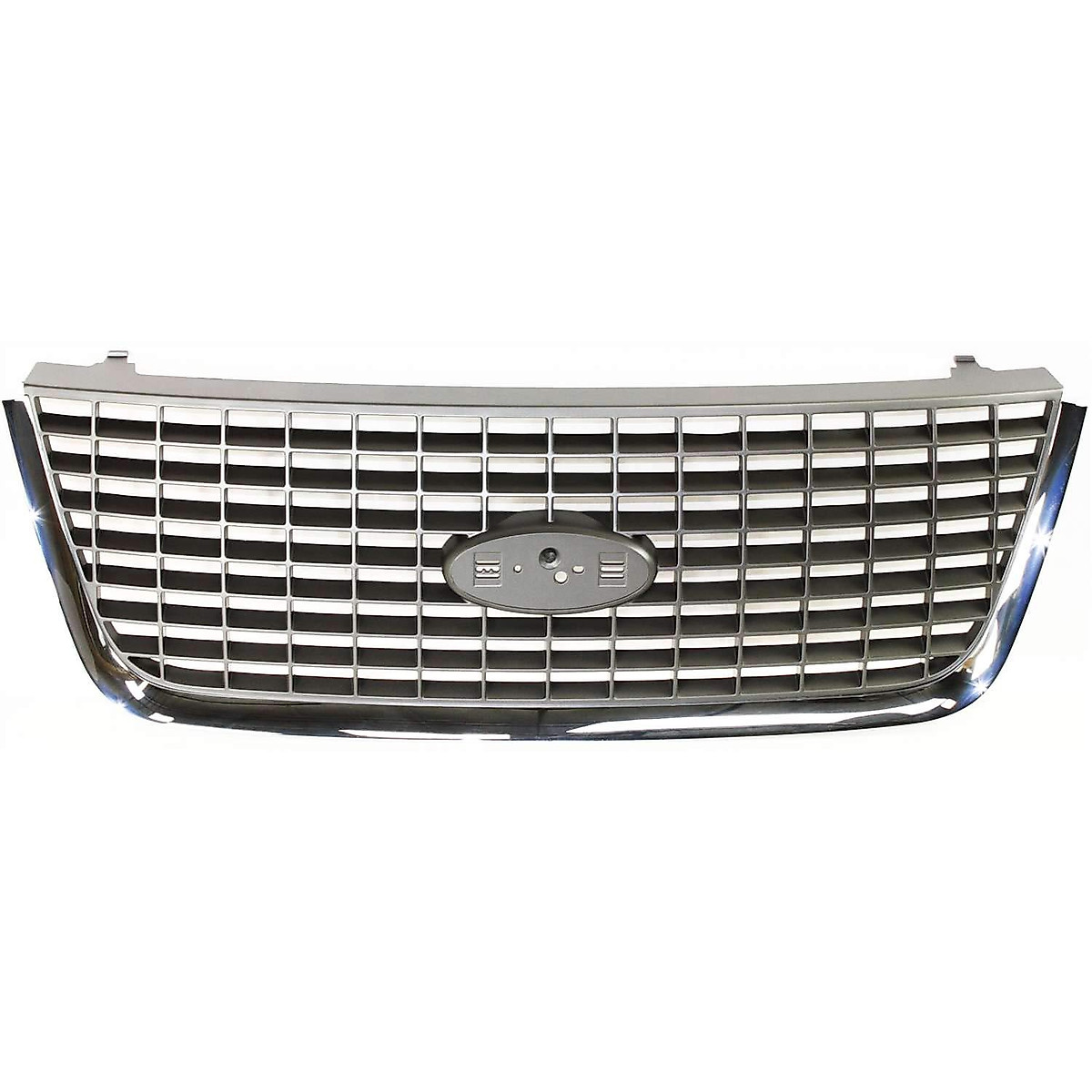 Evan Fischer Grille Assembly Compatible with 2003-2006 Ford Expedition - FO1200401