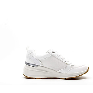 Skechers Women's Billion-HOT Days Sneaker, White, 8.5