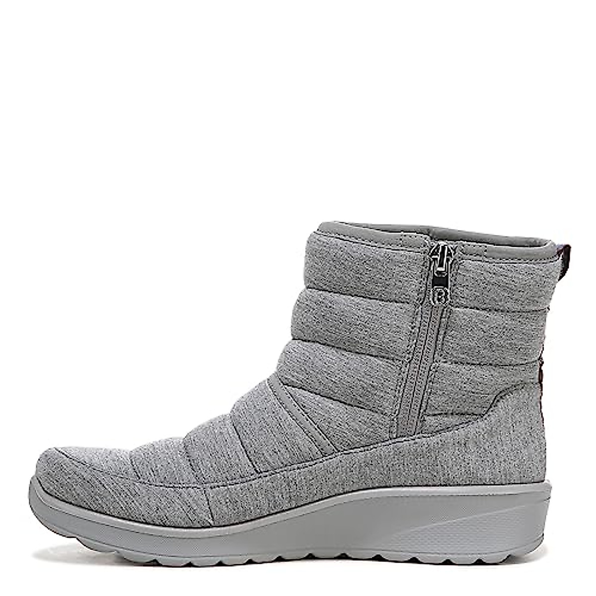 BZees Women's Glacier Ankle Boot, Grey, 7.5