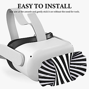 Geekria VR Headset & Controller Handle Skin Compatible with Meta Quest 2 Protective Cover, Protective Durable Scratch Resistant Quest 2 DIY Sticker