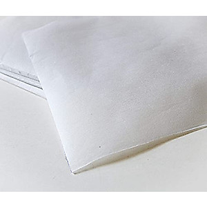 MAROBEE White Fusible Interfacing Lightweight Non-Woven for Sewing and Quilting Projects, Ultra Adhesive Bond Iron-On One Sided - Apparels and Face Masks, DIY Crafts (40 Inch x 3 Yard)