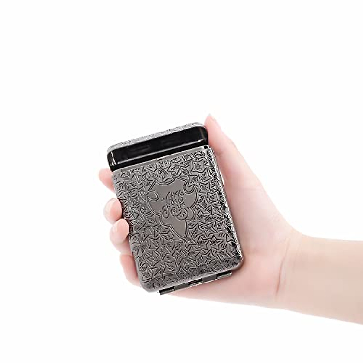 ONEONTA Metal Case Vintage Holder - Peaky Blinders Box, Holds 12, Up to 84mm, Black