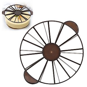 Cake Slicer for Even Slices, Cake Cutter Slicer, Cake Portion Marker, Household Round 10/12 Piece Bread Cake Divider Equal Portion Cutter Slice Marker Baking Tool