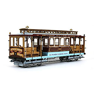 Occre San Francisco No.60 Cable Car (Street Car) Wooden Model Kit