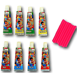 JA-RU Bloonies Magic Plastic Bubbles Balloons Variety Pack (8 Tubes per Pack)| Kids Super Elastic | Blow Up Balloons with Straw | Party Favors and Gifts Fidget Toy. 774-1A