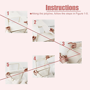 First Birthday Balloons Boxes for Boy or Girl 'ONE' Letters Individual Three White Transparent Square Boxes Baby 1st Birthday Party Decorations Backdrop Photo Shoot Prop