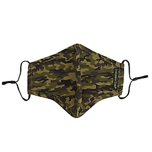 Travelers Club 2 Face Mask Plus 4 Air Filters, Camo, 6 Piece Set