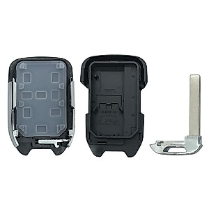 Horande Replacement Key Fob Cover Case fit for 2014 2015 2016 2017 Chevy Tahoe Suburban Silverado GMC Yukon Keyless Entry Key Fob Shell