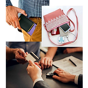 Meroqeel Magnetic Phone Wallet Stand for MagSafe iPhone 12 13 14 Series, Leather Magnet 3 Credit Card Money Holder for The Back of Mag Safe Phone 12 13 14 Pro Max Case, 2-in-1 Cards Wallets - Green