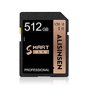 512GB Memory Card Camera SD Card Class 10,High Speed Memory Cards 512GB SD Cards for Digital Camera Vloggers,Filmmakers,Photographers 512GB